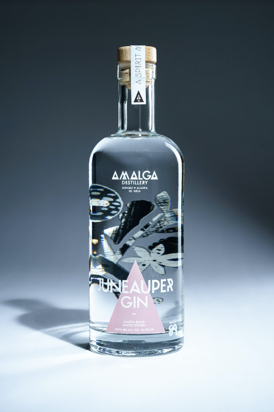 Juneauper Gin Bottle – Amalga Distillery